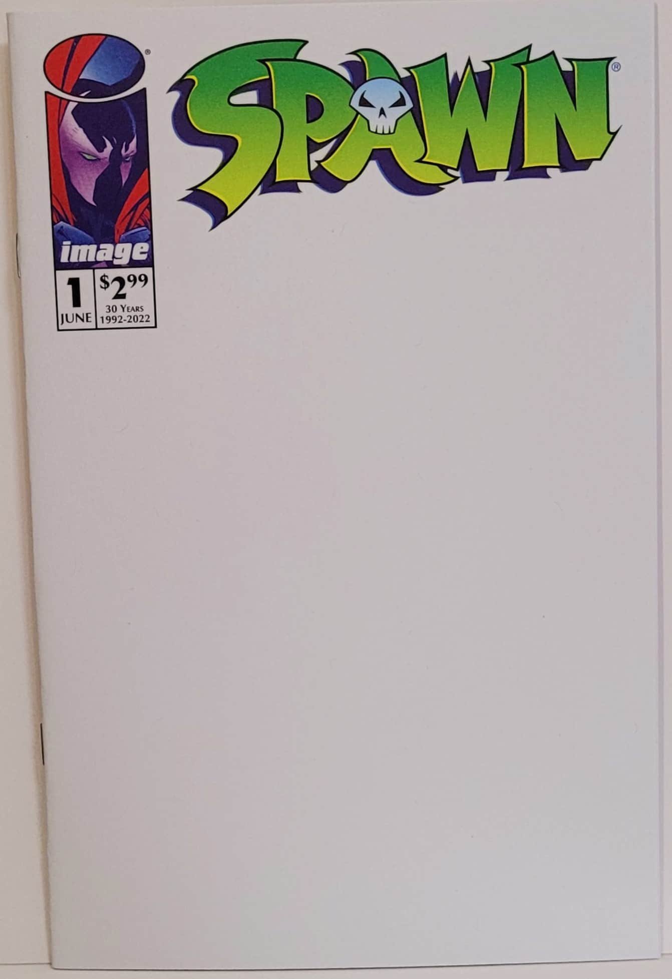 Spawn 30th Anniversary Edition (2022) #1 (Blank Cover) – Baú das HQs